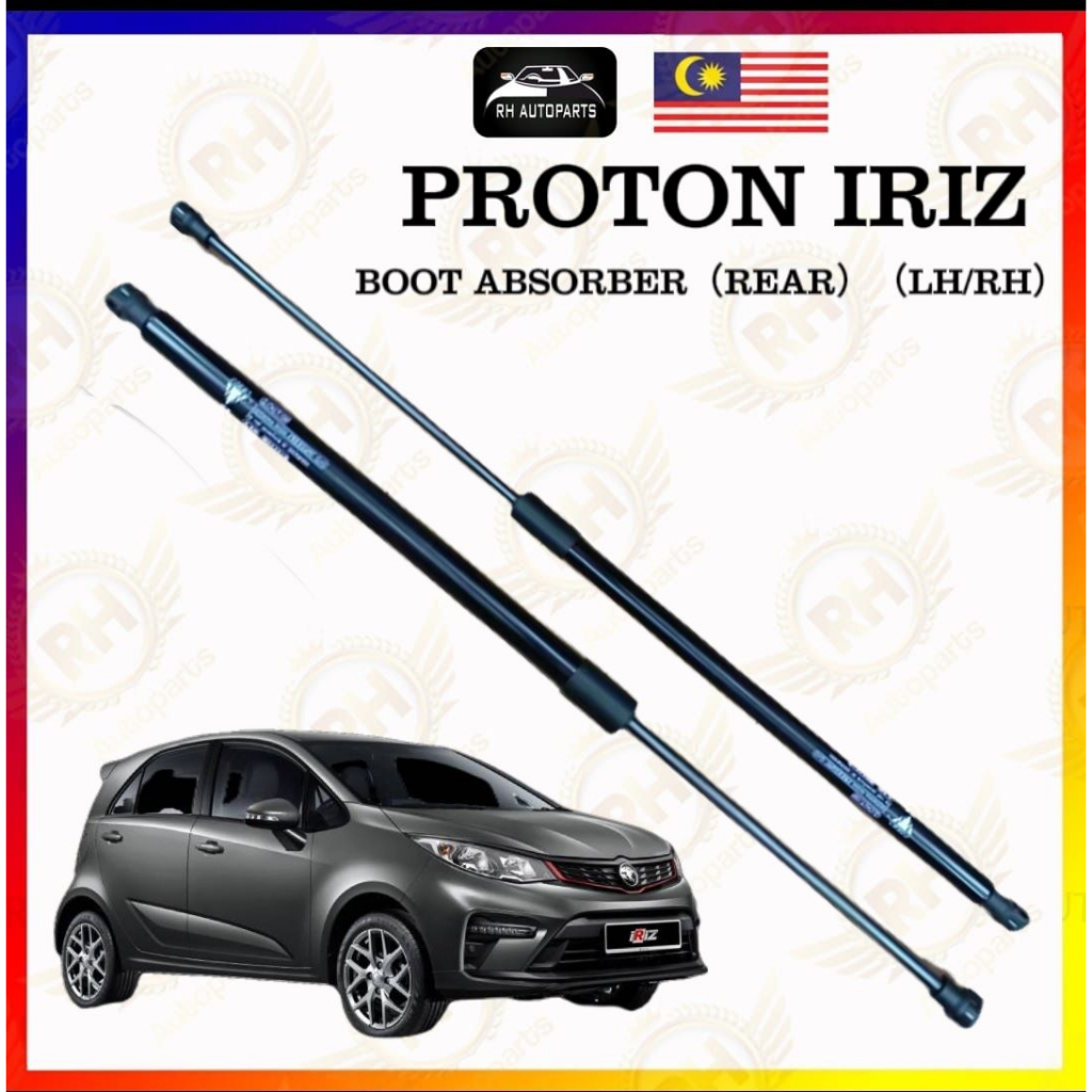 100% GENUINE PROTON IRIZ PAIR LEFT RIGHT REAR BOOT ABSORBER GAS SPRING ...