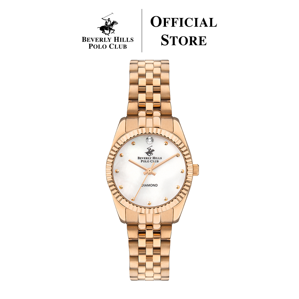 Beverly Hills Polo Club BHPC Ladies' Stainless Steel Quartz Watch ...
