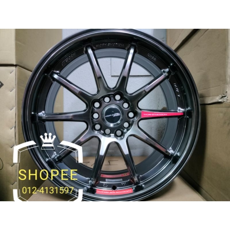 NEW SPORT RIM 17 INCH ZR10 RM1400 4PC 1SET (KENA BELI 4KALI 1 KALI 1BIJI 1KOTA POS)TAk Out Sell ...