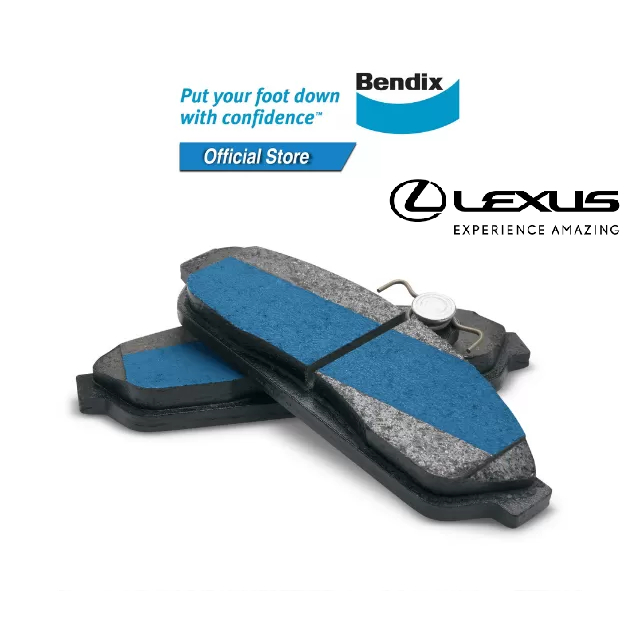 Original Bendix Metal King Titanium DB1396 Rear Brake Pads For Lexus ...