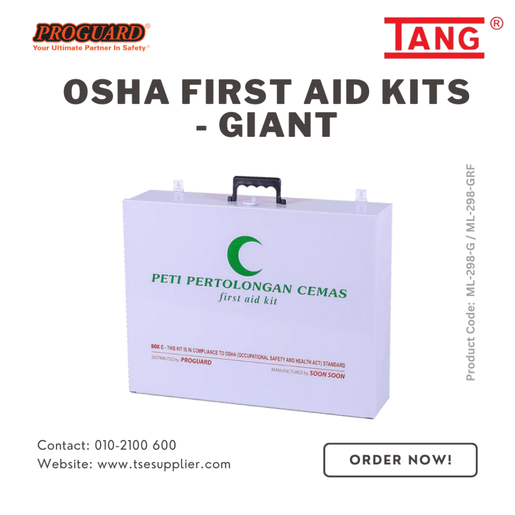 OSHA First Aid Kits - Giant【ML-298-G / ML-298-GRF】 | Shopee Malaysia