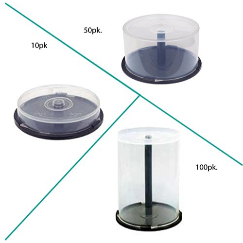 CD DVD Disc Storage Cake Box Spindle 10/25/50/100 Discs | Shopee Malaysia
