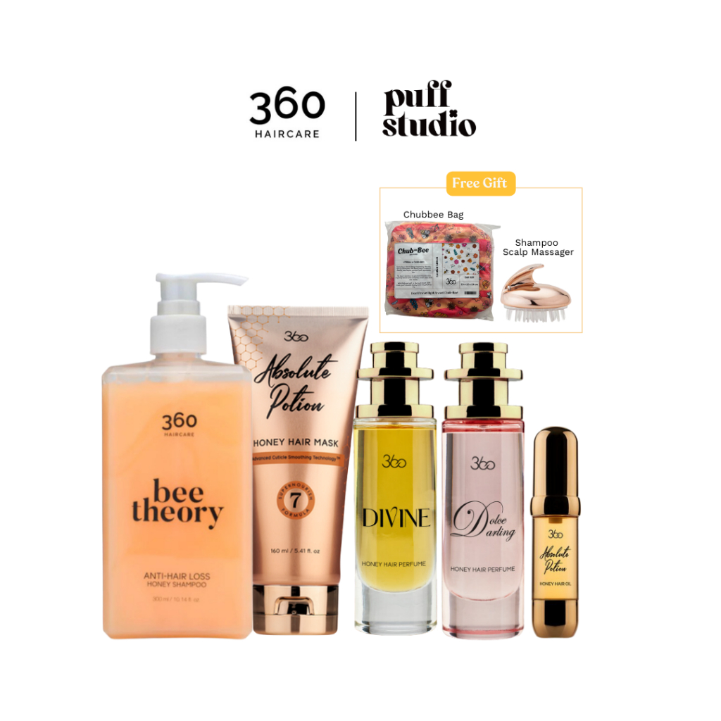 360 Haircare Bee Theory Honey Shampoo/ Absolute Potion Hair Mask ...