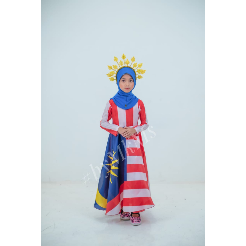 Dress Merdeka by MKMS (Design C) | Shopee Malaysia