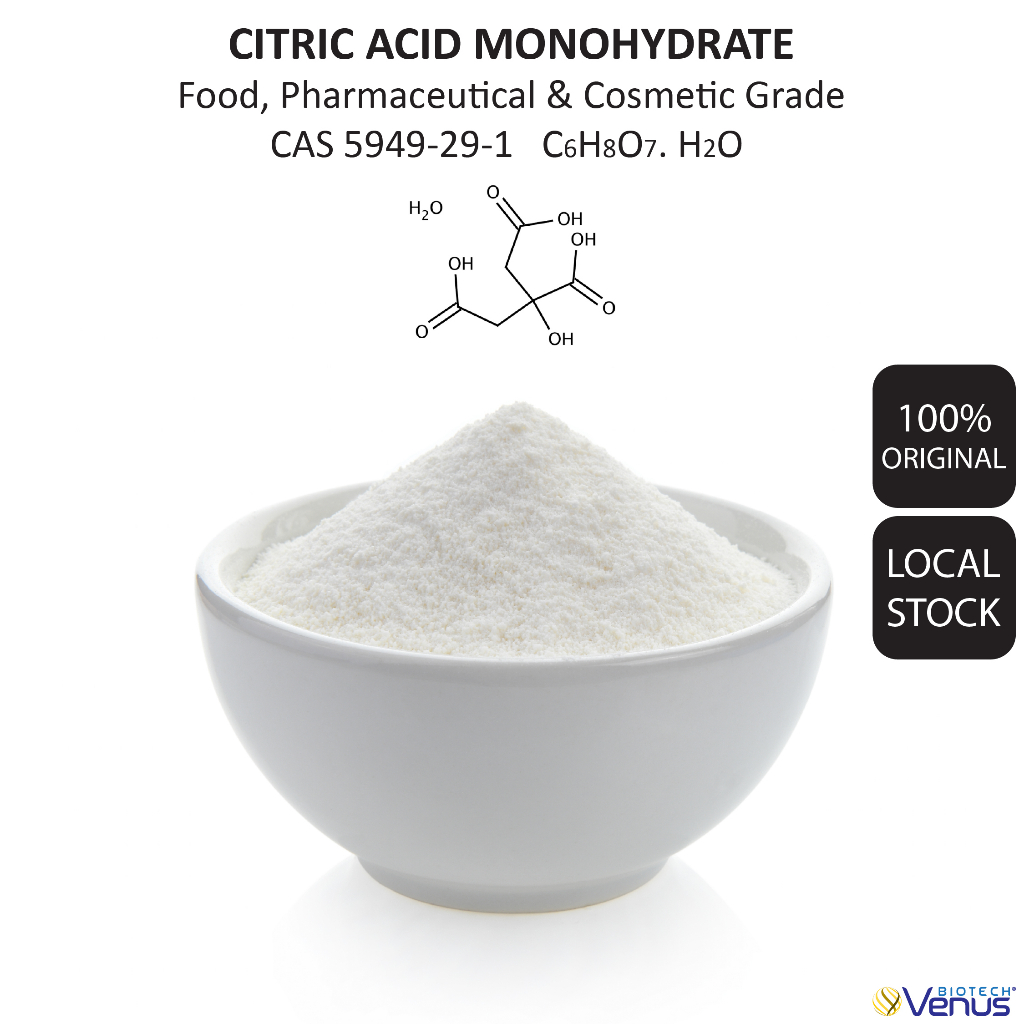 Citric Acid Monohydrate (Food / Pharmaceutical Grade / Gred Makanan ...