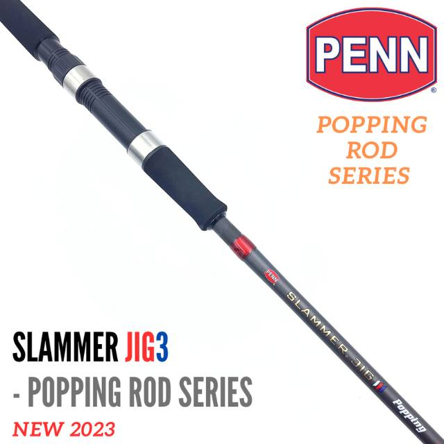 Penn Slammer Jig 3 Spinning Popping Rod Series | Shopee Malaysia