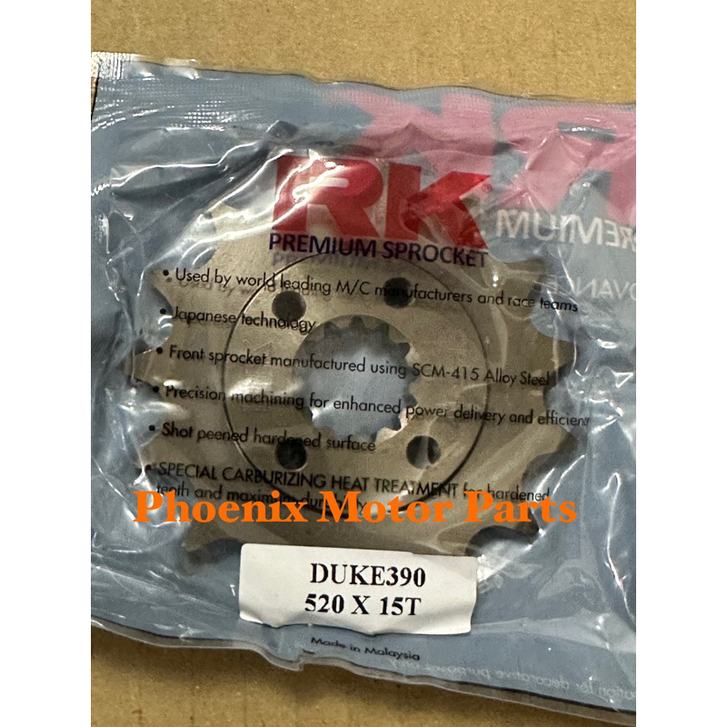 KTM Duke 390 Duke390 / Duke 250 / Dominar 400 RK Sprocket 520 X 15T ...