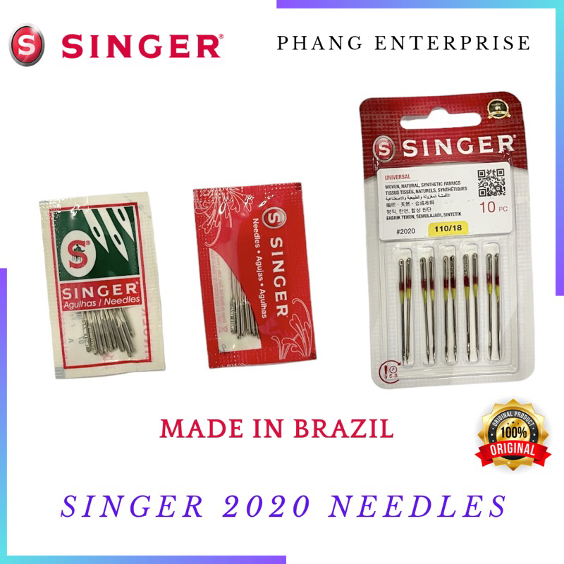 SINGER 2020 Needle Jarum SINGER 2020 mesin jahit ORIGINAL | Shopee Malaysia