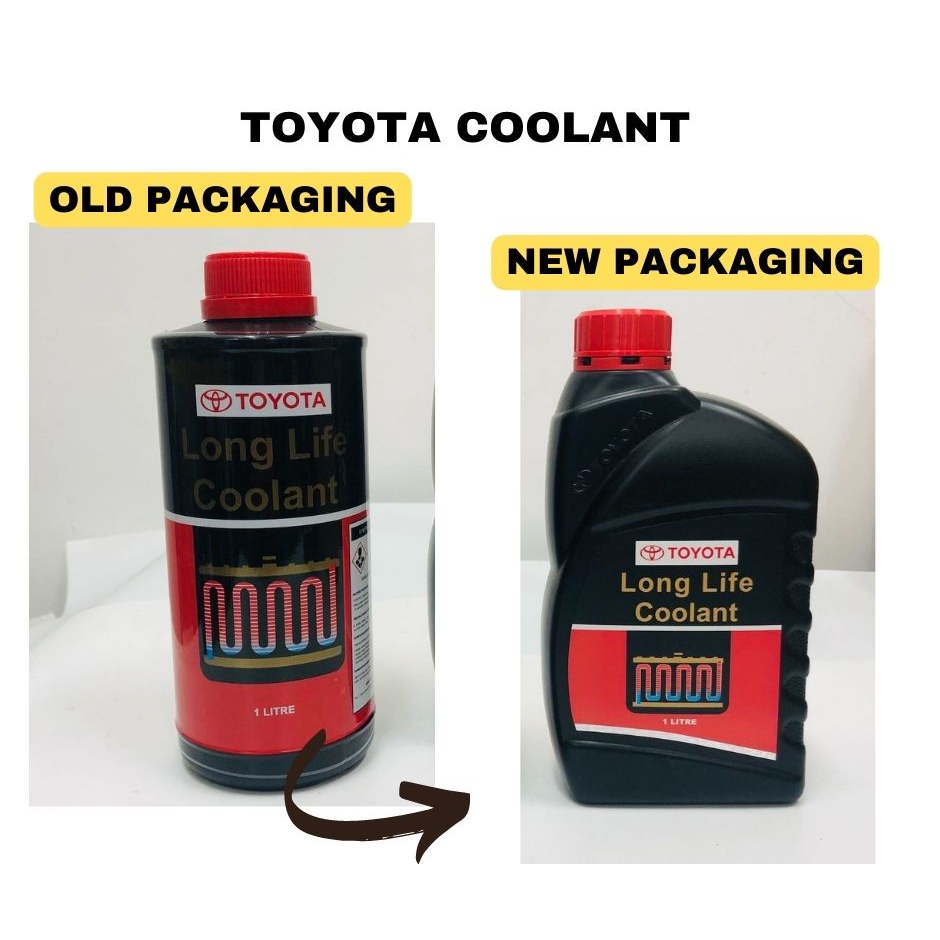 Toyota Longlife Coolant 1Liter Minyak Antibeku Radiator Coolant For ...