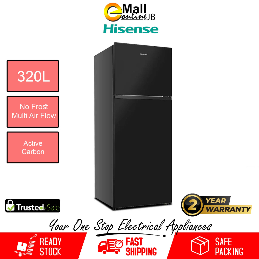 Hisense 320L 2 Door Fridge Inverter Refrigerator RT328N4ABN | Fridge ...