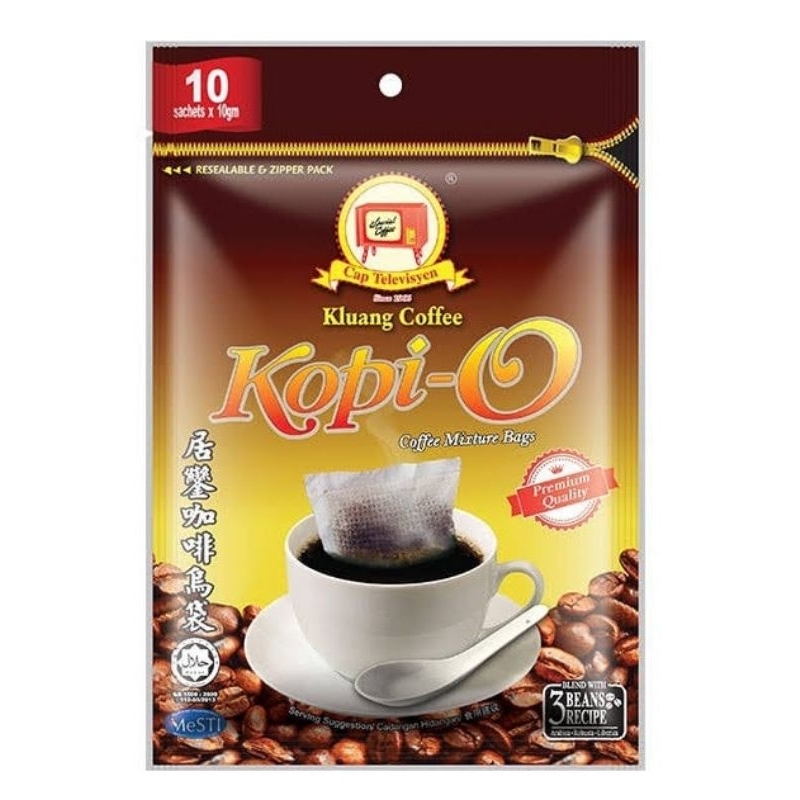 Kluang Famous TV Coffee Kluang Kopi Cap Televisyen 居銮著名电视机咖啡 | Shopee ...