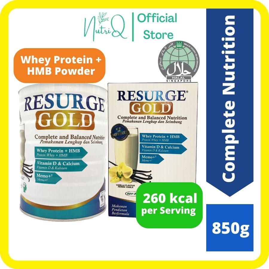 Resurge Gold Vanilla Flavour 850gram Ensure Complete and Balanced ...