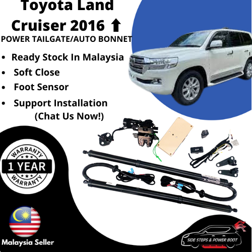 Toyota Land Cruiser Plug & Play Electric Auto Tailgate Soft Close Foot ...