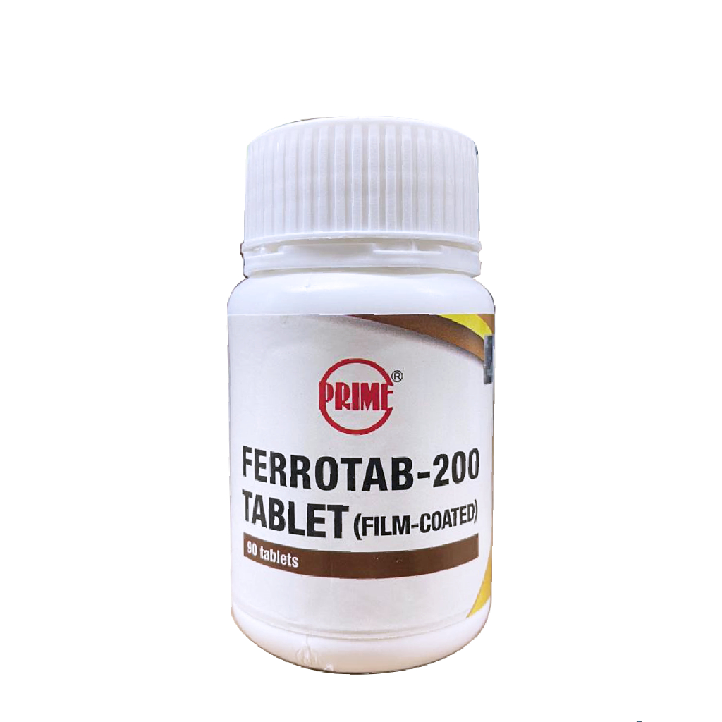 Prime Ferrotab-200 Tablet (Film-Coated) 90's | Shopee Malaysia