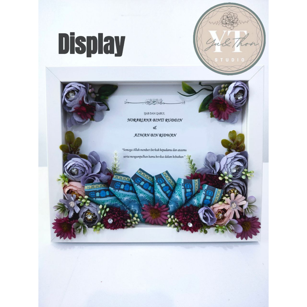 3D Frame Duit Hantaran / Frame duit Mas Kahwin | FRAME SAHAJA | Shopee ...