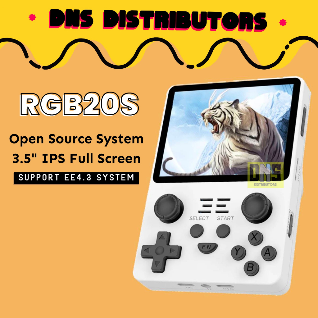 [LOCAL STOK] POWKIDDY RGB20S Handheld Game Console Retro Open Source ...