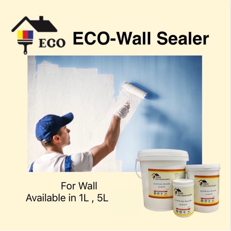 1L & 5L ECO - Wall Sealer / Cat Dinding (Basecoat) | Shopee Malaysia