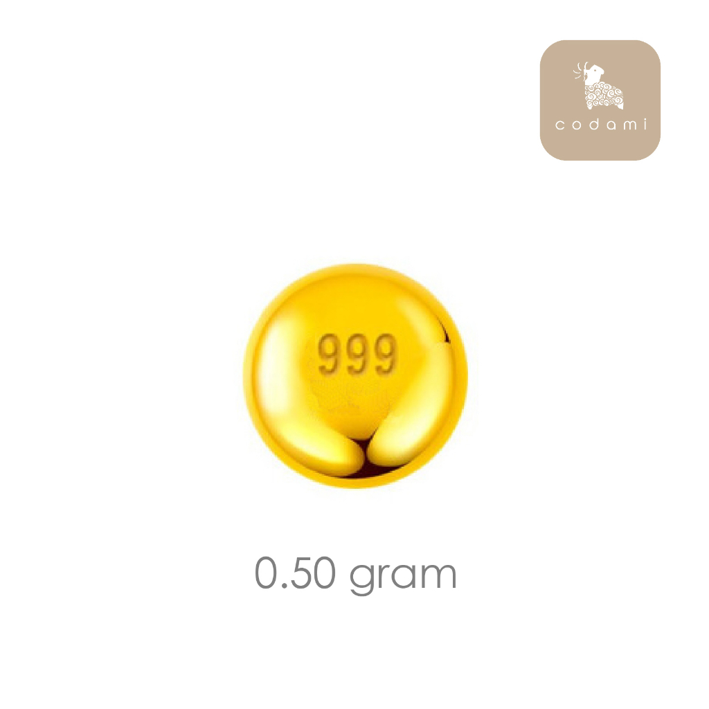 Fine Gold Bean 1g/Emas Bean 100%authentic 999gold 小金豆 jewellery ...