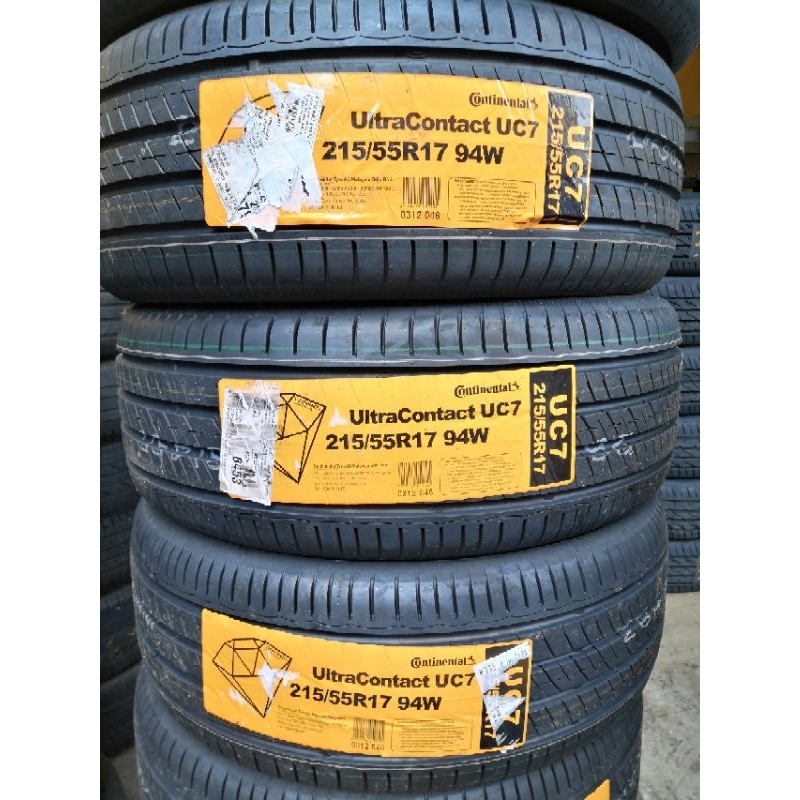 215/55/17 Continental UltraContact UC7 Tyre Tayar | Shopee Malaysia