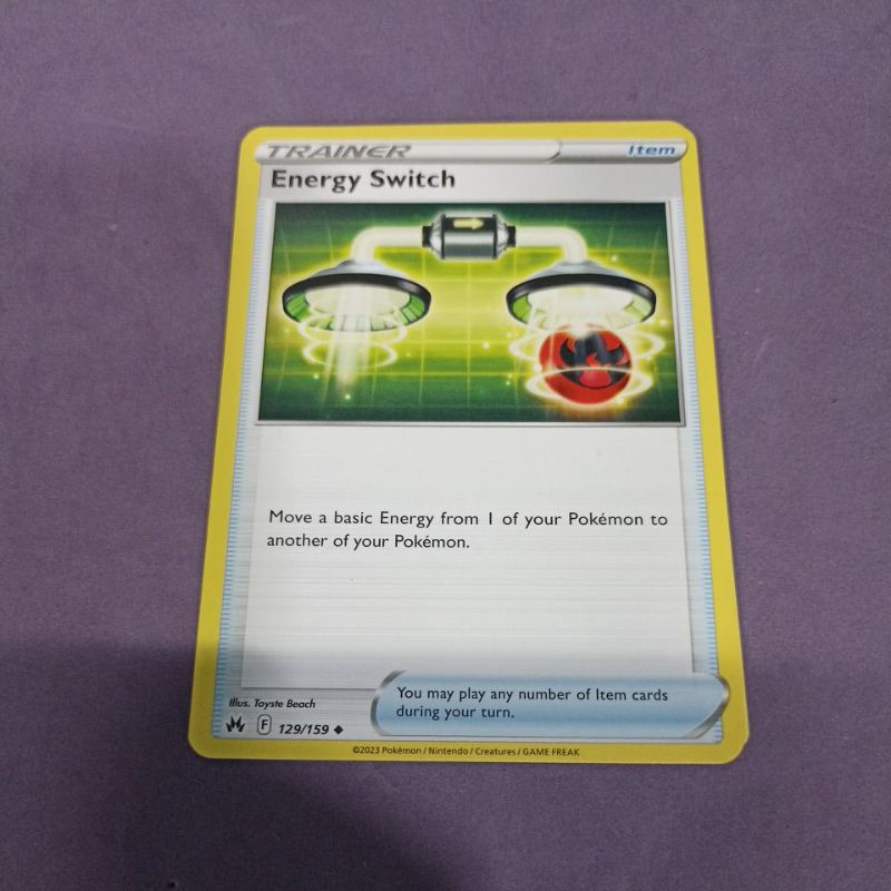 pokemon TCG Energy Switch - 129/159 - Uncommon | Shopee Malaysia