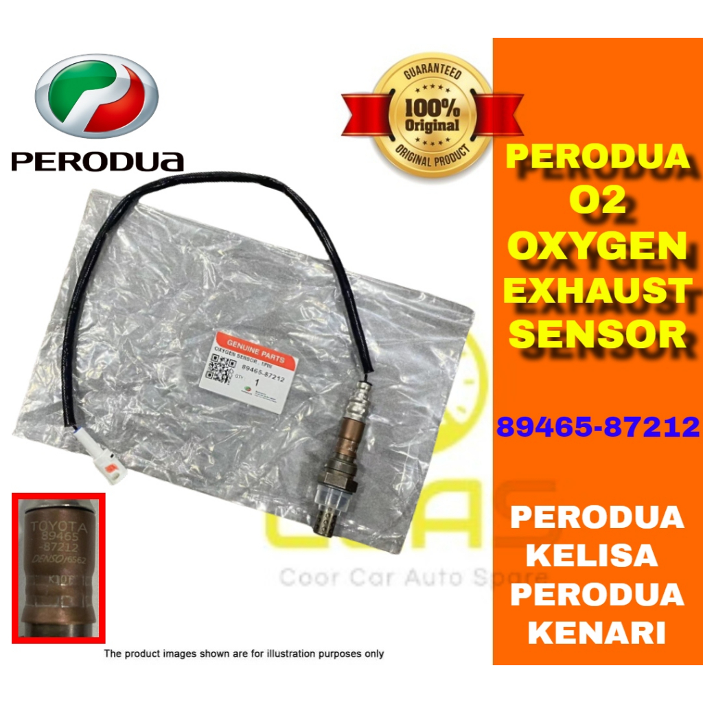 89465-87212 PERODUA KELISA , KENARI Oxygen Sensor / O2 Sensor (1 PIN ...