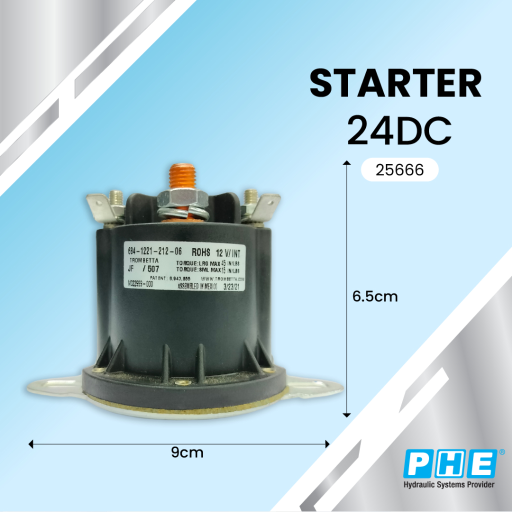 PHE STARTER SOLENOID 24DC (TAIL LIFT) POWERMATICS | Shopee Malaysia