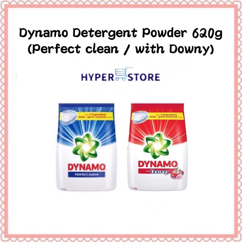 Dynamo Detergent Powder 620g (Perfect clean/Downy) | Shopee Malaysia