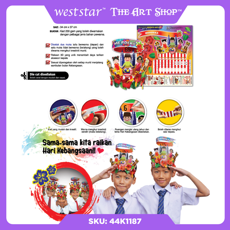 [Weststar TAS] Merdeka Topeng Muka / Rampaian Mewarna / Top Graduan ...