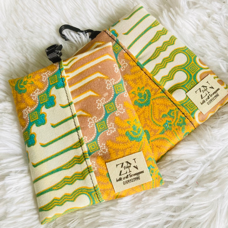 (READY STOK) pocket tissue batik /doorgift beg/ kraft batik ...