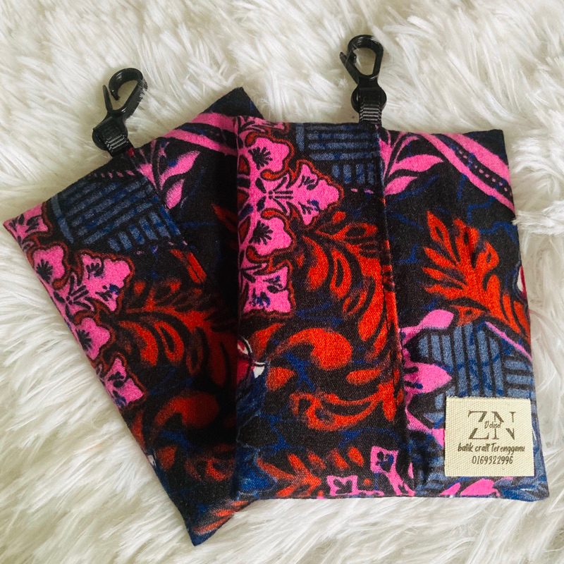 (READY STOK) pocket tissue batik /doorgift beg/ kraft batik ...