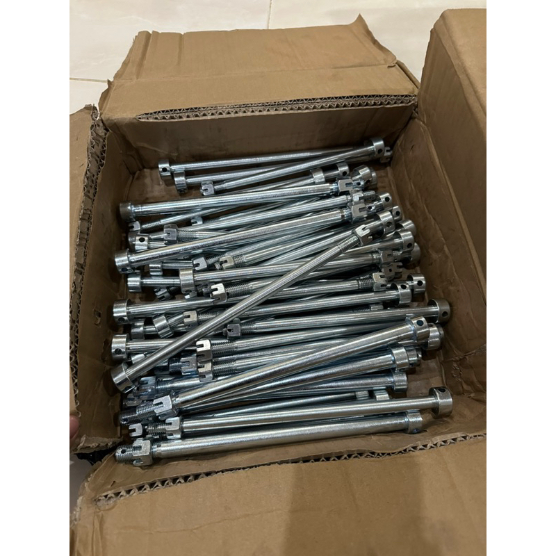 Batang Shaft bulat custom rim RXZ kawasaki AR125 KH100 GTO AR80 pnp sap ...