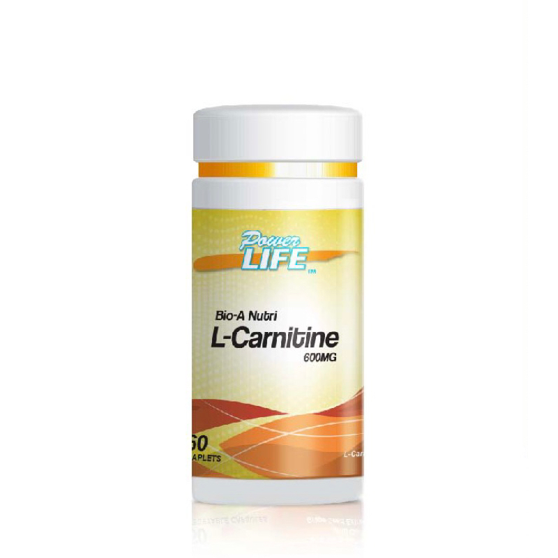 Powerlife Bio-A Nutri L-Carnitine 600mg (60 Caplets) | Shopee Malaysia