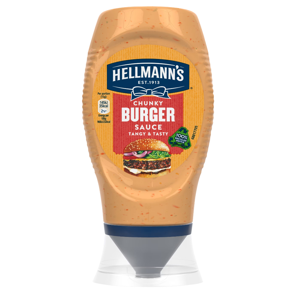 Hellmann's Chunky Burger Sauce, 256g (Assorted) | Shopee Malaysia