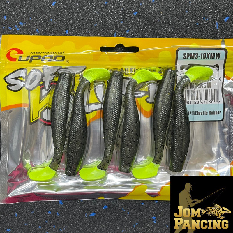 【Jom Pancing】EUPRO K2 SOFT LURE SP 10X ELASTIC MINNOW 60mm 80mm 6cm 2.4 ...