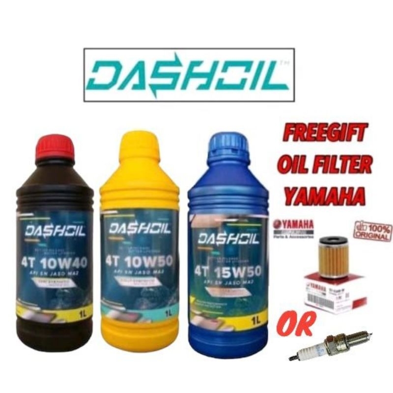 DASH OIL 4T ENGINE OIL / MINYAK HITAM 100% ORIGINAL BRAND DASH OIL HIGH ...