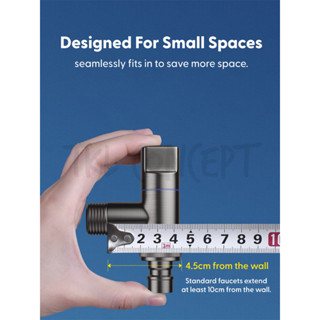 Universal Clip On Washing Machine Faucet Valve Automatic Water Stop ...