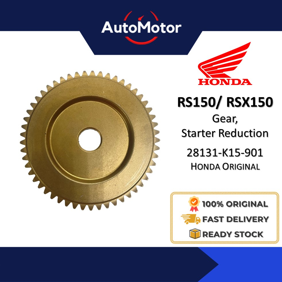 100% ORIGINAL HONDA RS150 / RSX150 Gear Starter Reduction Comp / Idle ...