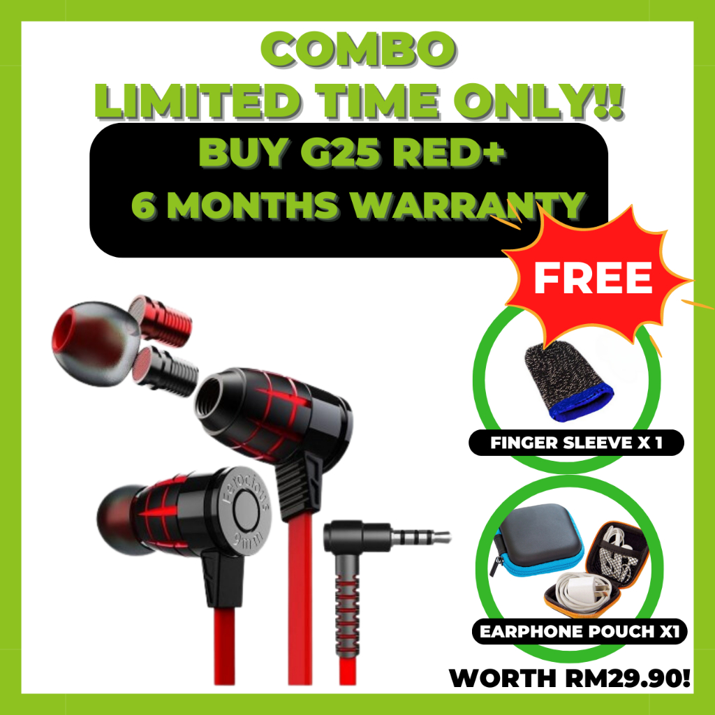 PLEXTONE G25 Noise Reduction Magnetic In Ear Earphone With Mic Earphone ...