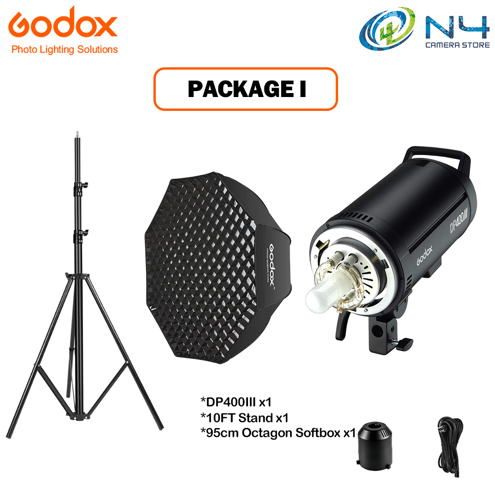 Godox DP400 III 400W 400Ws GN65 Professional Studio Strobe with Built ...
