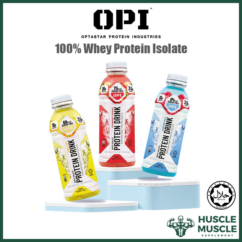 OPI - 100% WHEY PROTEIN ISOLATE | 16g Protein | Zero Sugar | Halal ...