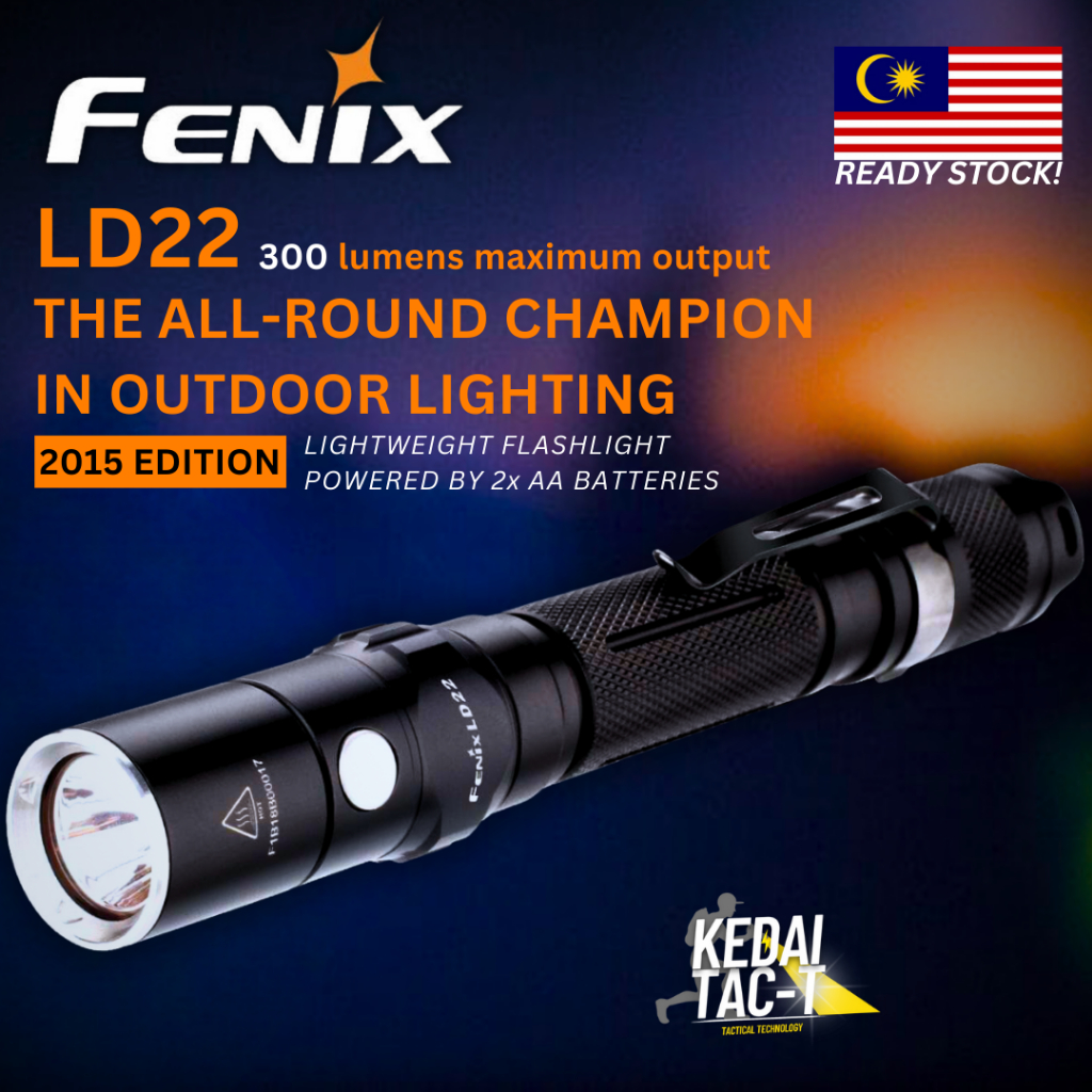 FENIX lD22 V2.0 - Luminus SST20 WXS LED 800L Rechargeable Flashlight ...