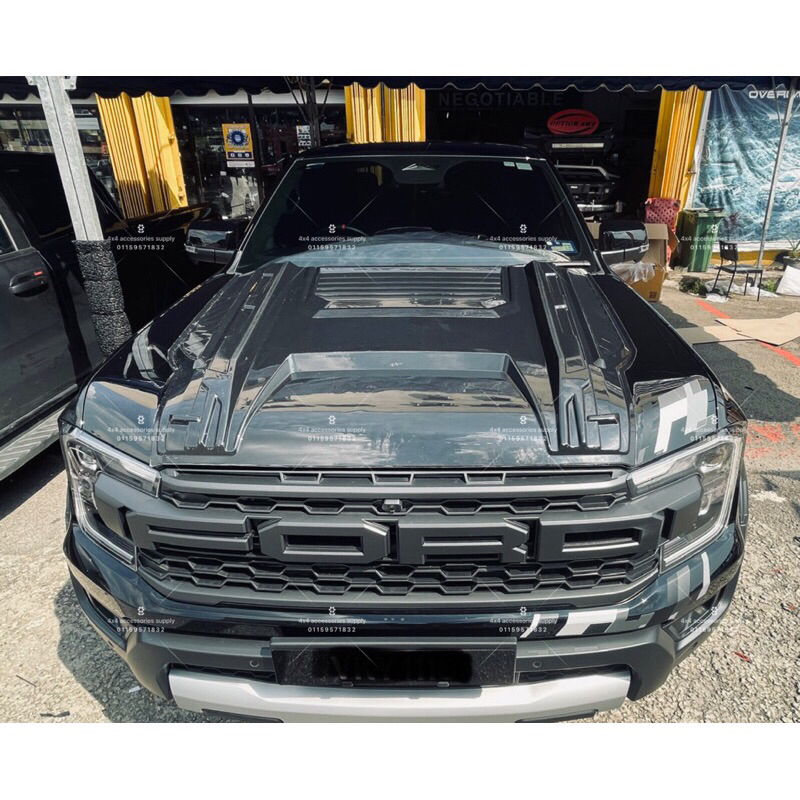 Ford Ranger T9 Raptor 2022-2023 Bonnet Scoop ABS raptor bonnet scoop ...