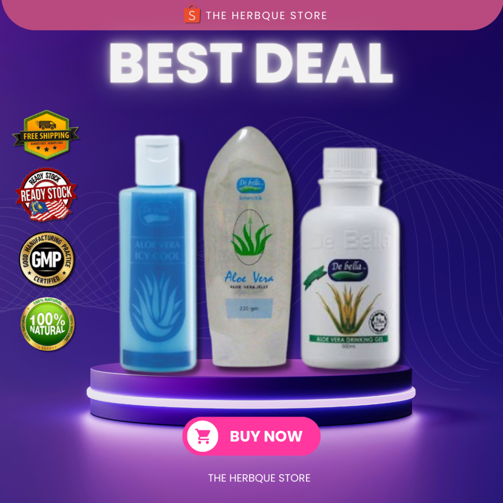 DE BELLA ALOE VERA GEL / DRINKING GEL / ICY COOL ORIGINAL | Shopee Malaysia