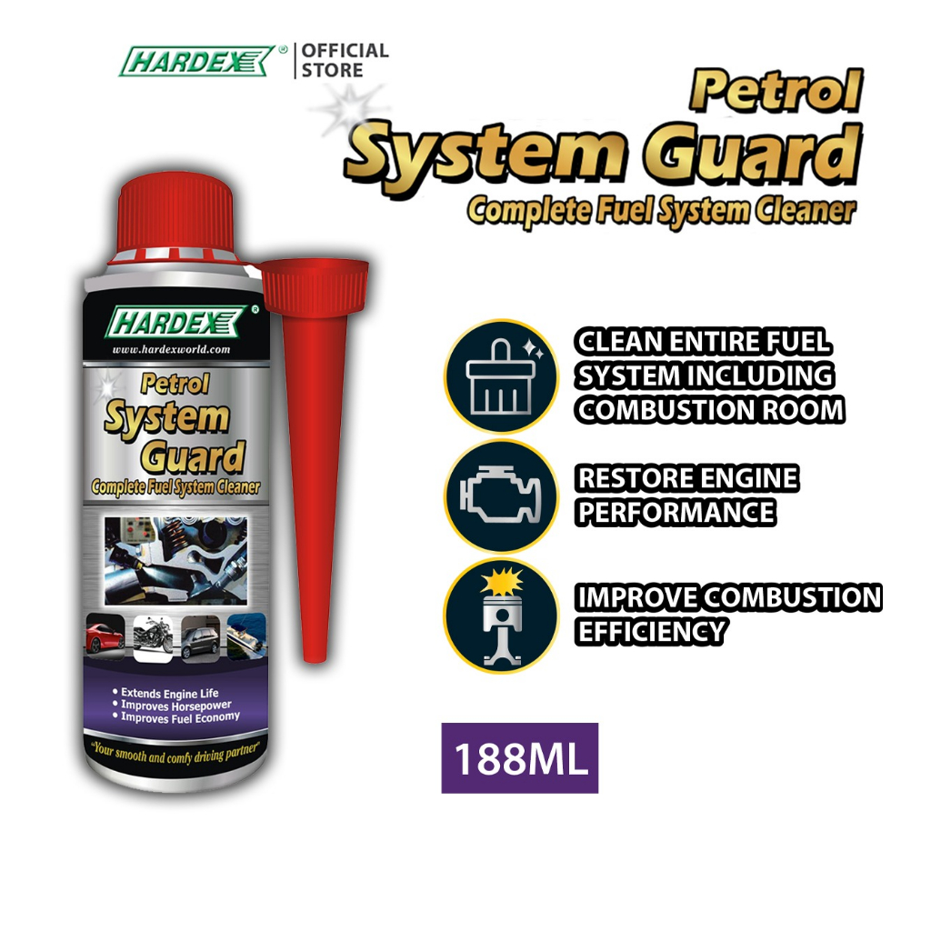 HARDEX Petrol System Guard Complete Fuel System Cleaner (188ml) HFT-3 ...