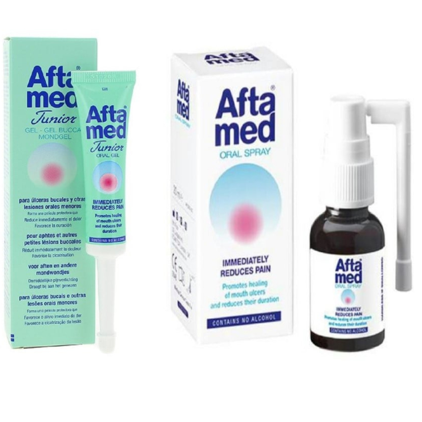 Aftamed Junior Oral Gel 8ml / Aftamed Oral Spray 20ml | Shopee Malaysia