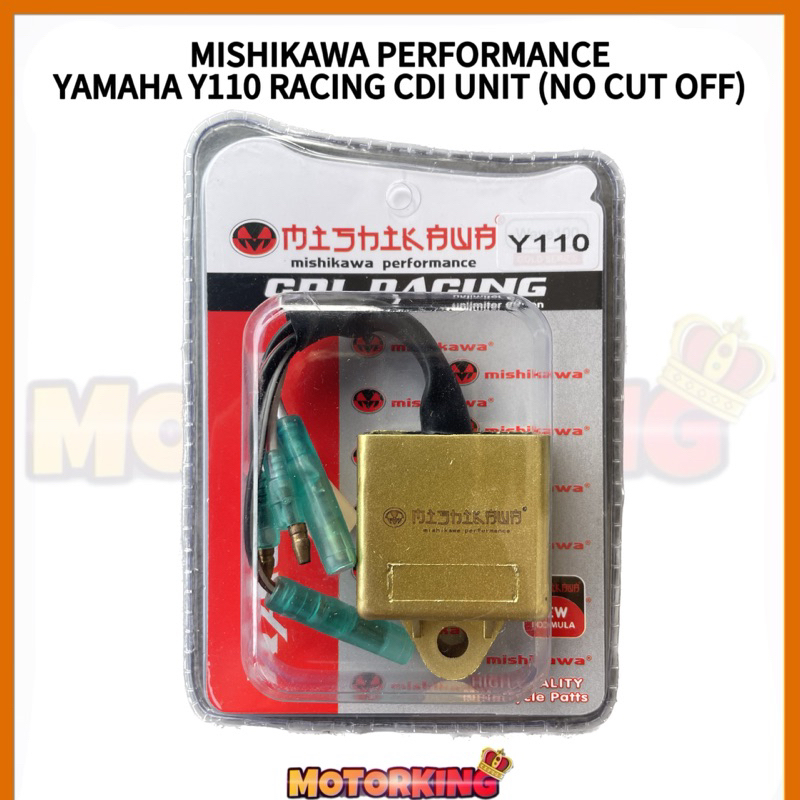 MISHIKAWA PERFORMANCE RACING CDI UNIT YAMAHA Y110 NO CUT OFF PLUG N ...