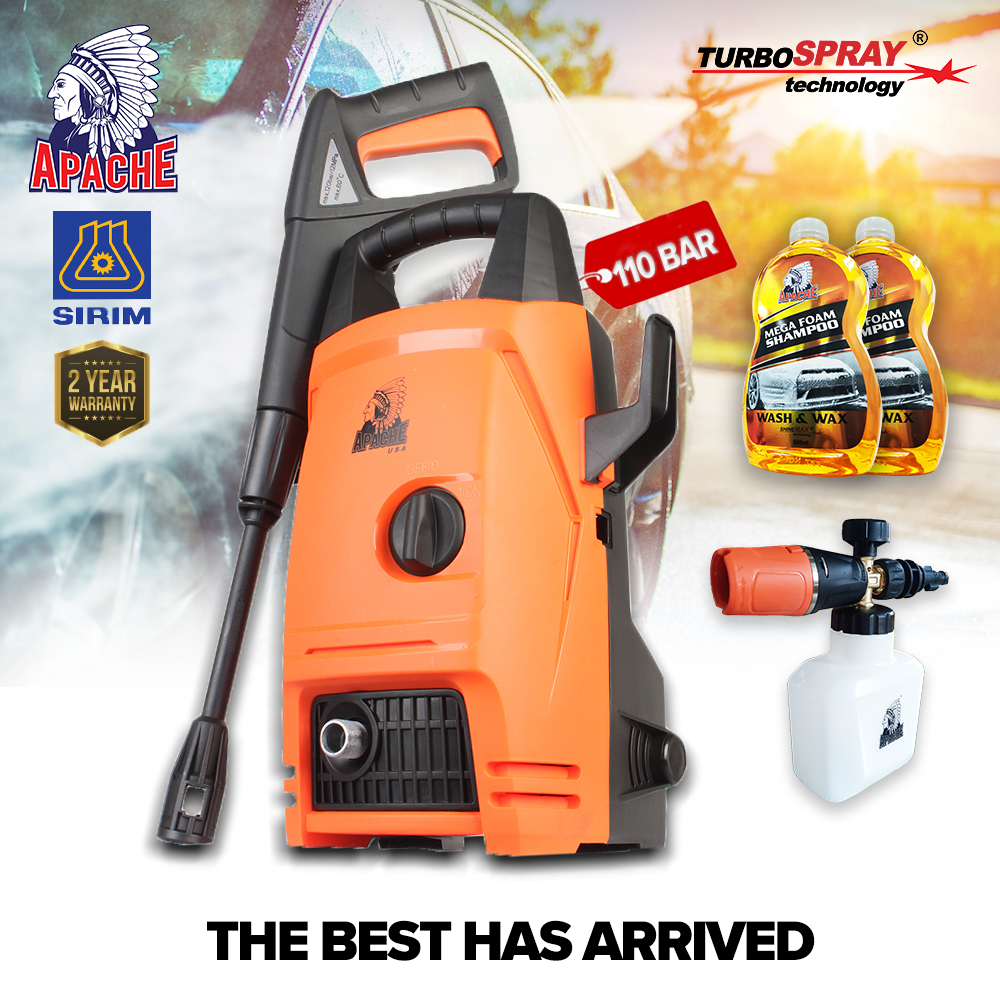APACHE TurboSpray®️ HM4411 Water Jet High Pressure Cleaner Water Jet ...