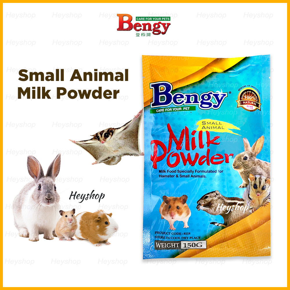 Bengy Small Animal Milk Powder 150g - Susu Tepung Hamster Rabbit Sugar ...