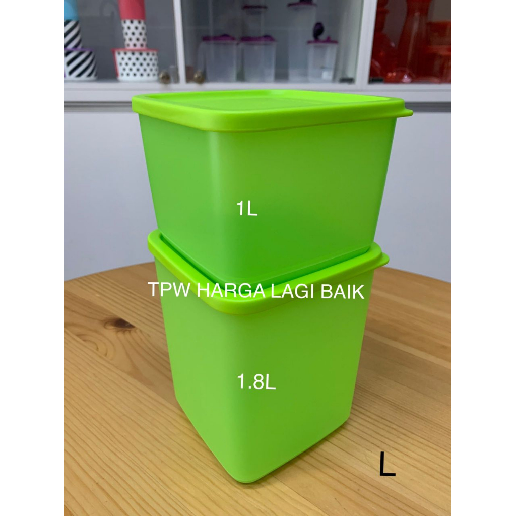 Tupperware Tropical Fiesta 1L n 1.8L (2pcs/set) / Air Tight, Kedap ...