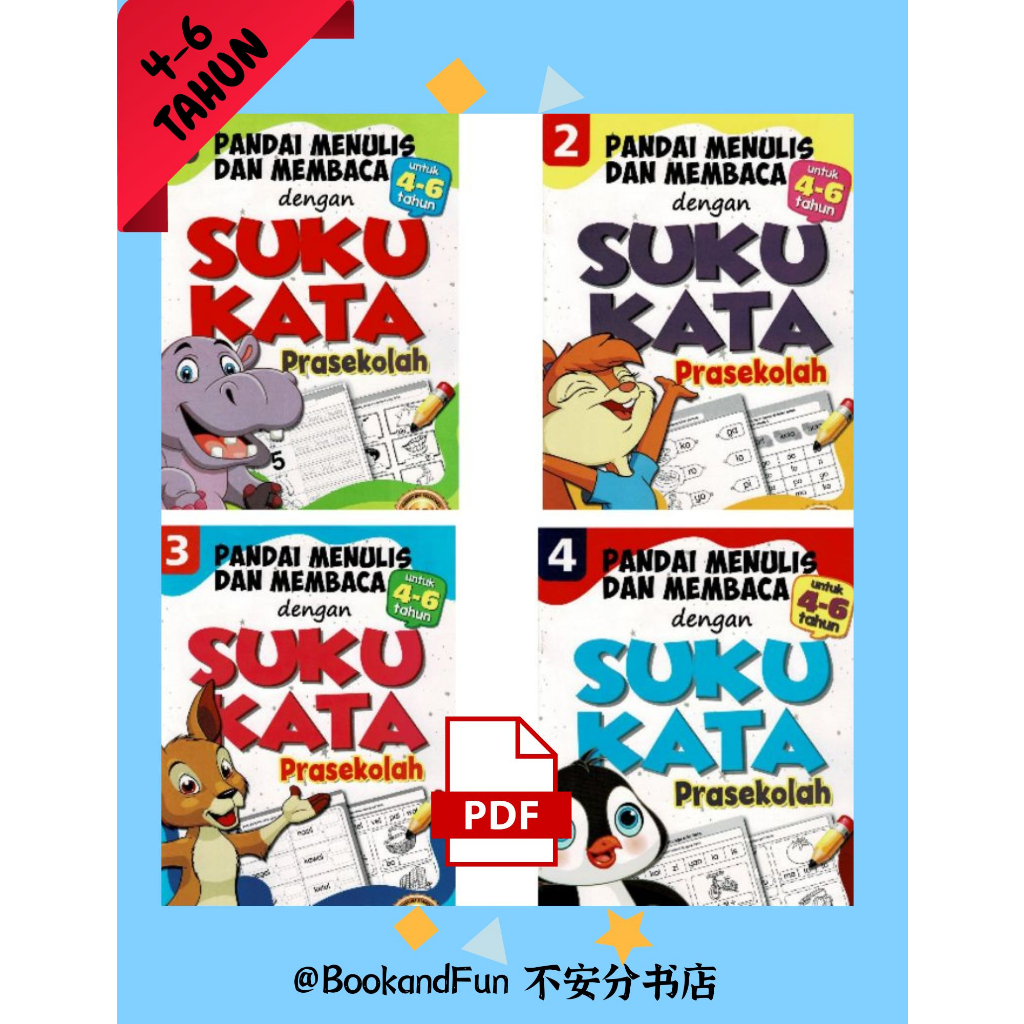 (PDF) Printable Pandai Menulis & Membaca dengan Suku Kata Prasekolah ...